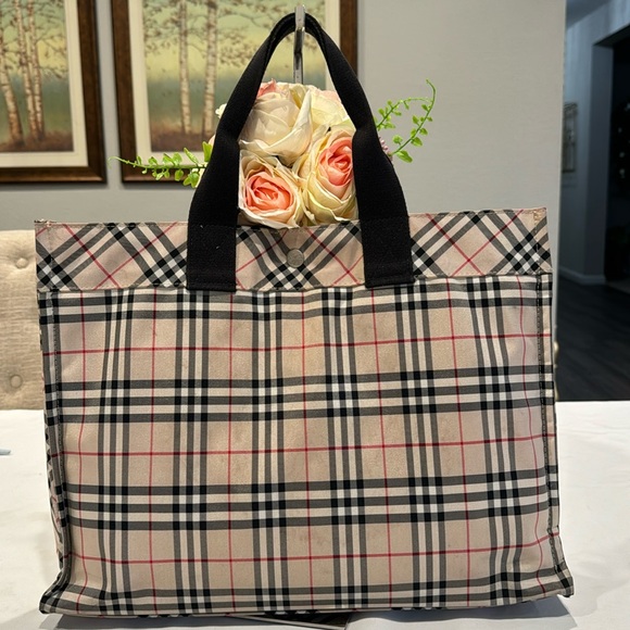 Burberry | Bags | Authentic Blue Label Burberry Tote Bag | Poshmark